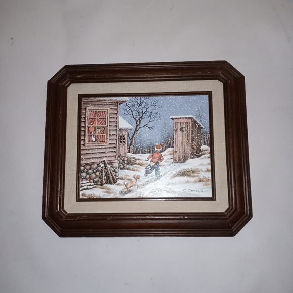 C. Carson | Art | Vintage Carson Canvas Oil Painting | Poshmark